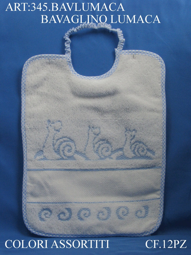 Snail bib pack of 12 pcs – Filati Tre Sfere